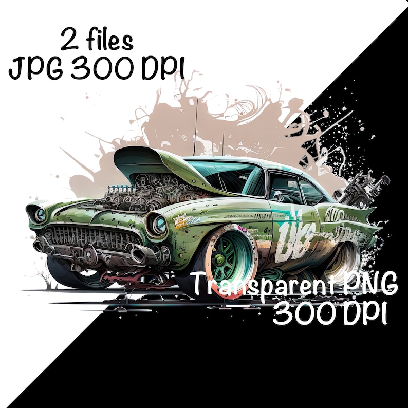 Drag Racing Car Watercolor Motorsports Drag Race Car PNG - Etsy