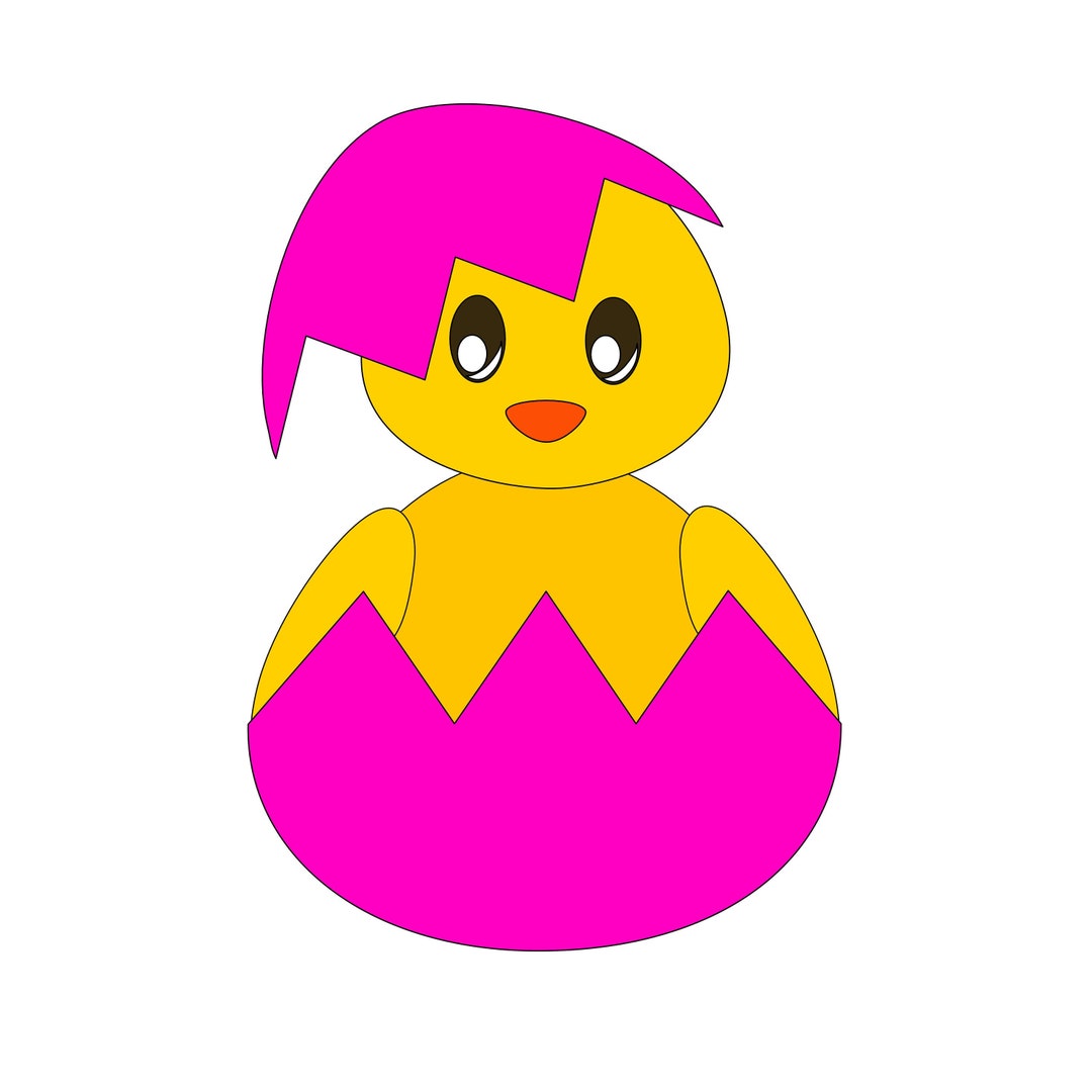 Peek-a-boo Chick Digital Download - Etsy