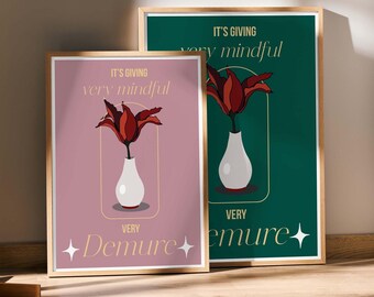 Very Demure Printable Poster Bee Wall Digital Art Instant Download ...