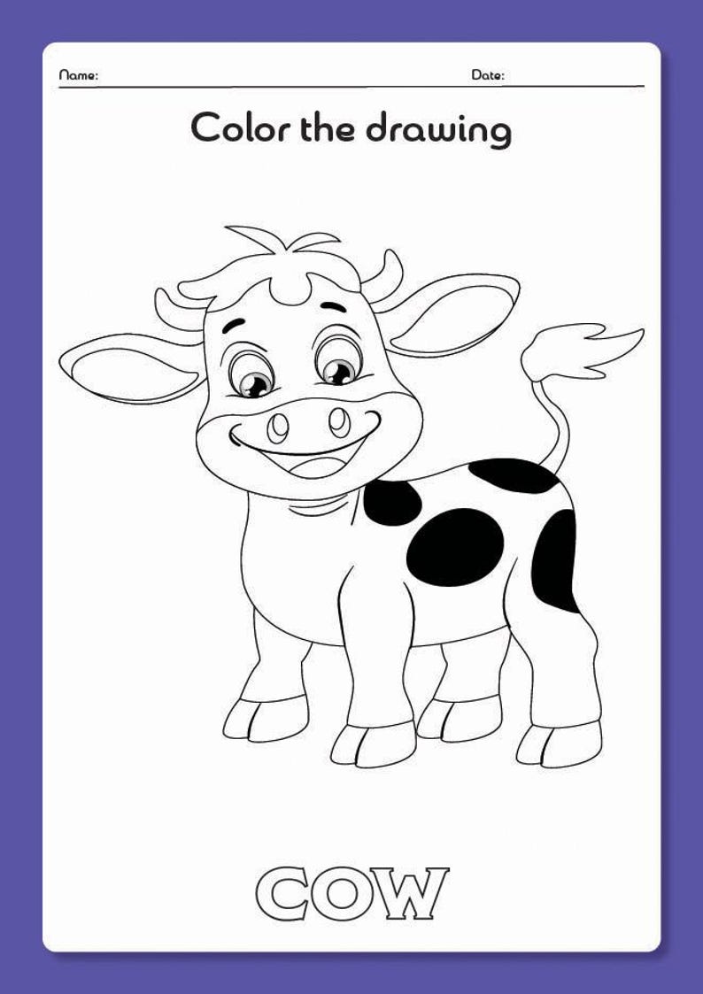 Printable Animal Coloring Pages Worksheets for Kids, Preschoolers ...