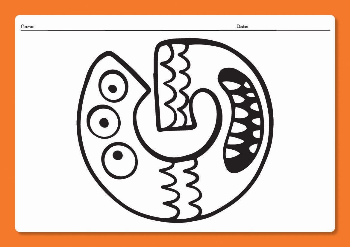 Monster Alphabet Coloring Pages A–Z | Preschool PDF - Etsy