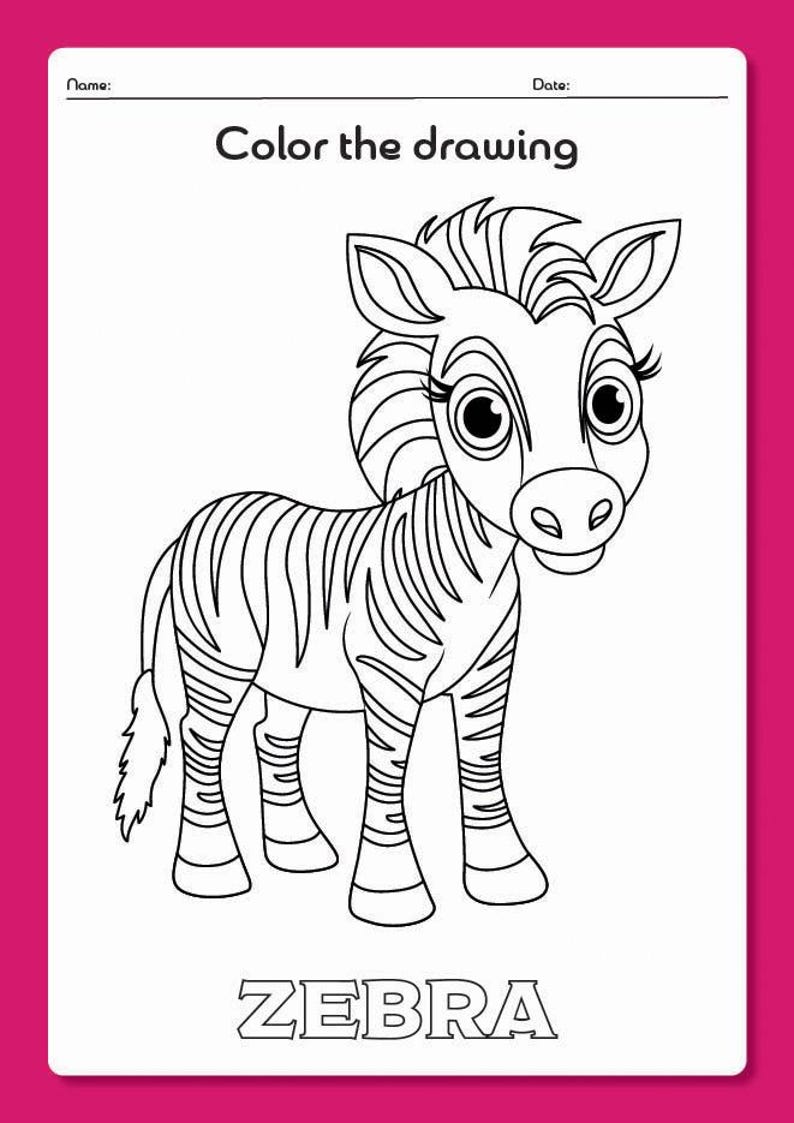 Printable Animals Coloring Pages Worksheets for Kids, Preschoolers ...