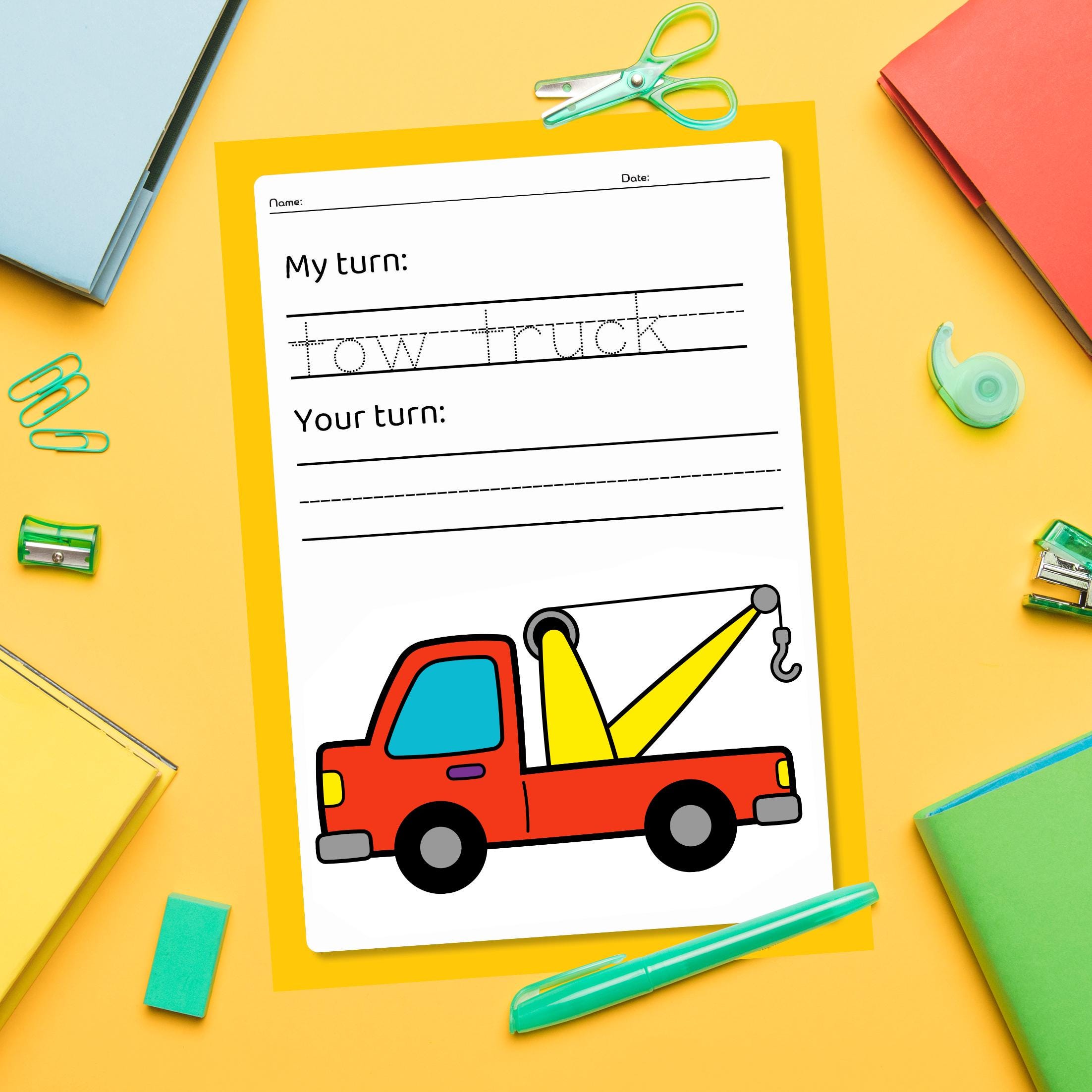 Printable Vehicles Coloring Pages Worksheets for Kids, Preschoolers ...
