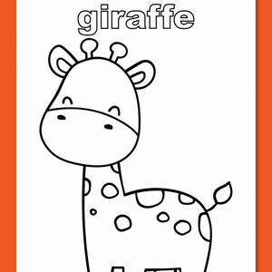 Printable Animal Alphabet Coloring Pages Worksheets for Kids ...