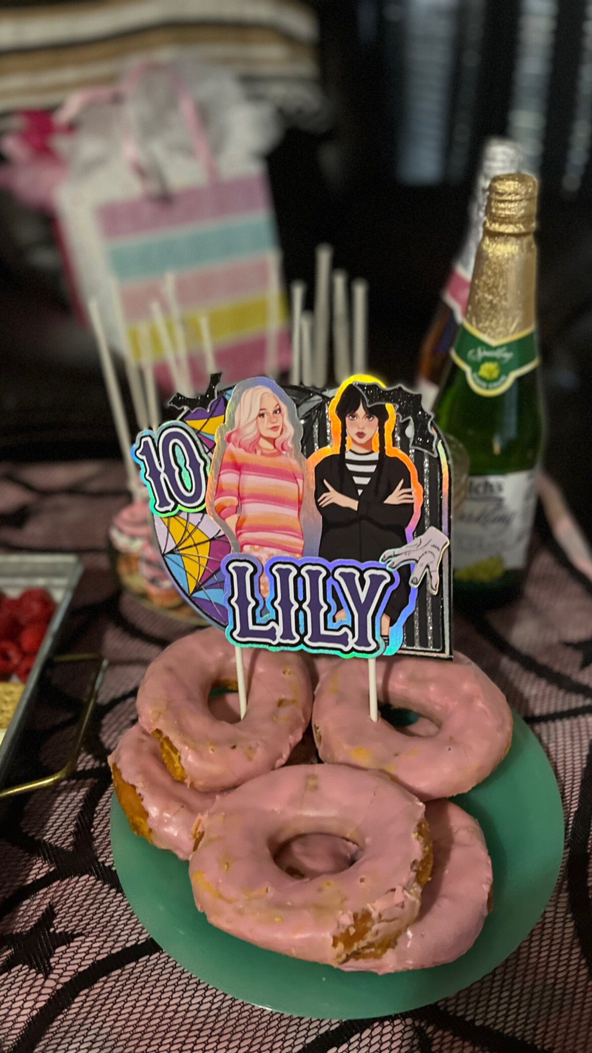 Wednesday Addams Cake Topper, Wednesday Cake Topper, Addams Family ...