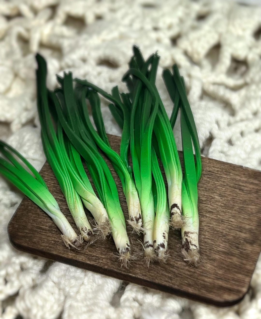 1:12 Scale Miniature Green Onions, Realistic Dollhouse Vegetables, Mini ...