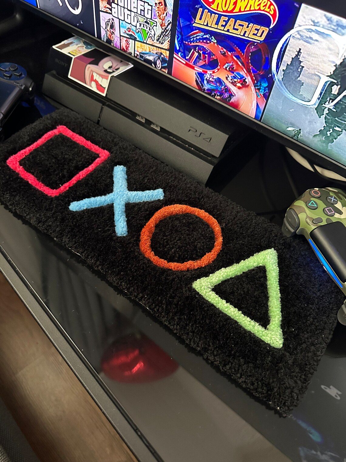 Playstation / Ps Gamepad / Gamepad / Keyboard Pad / Handmade / Tufted ...