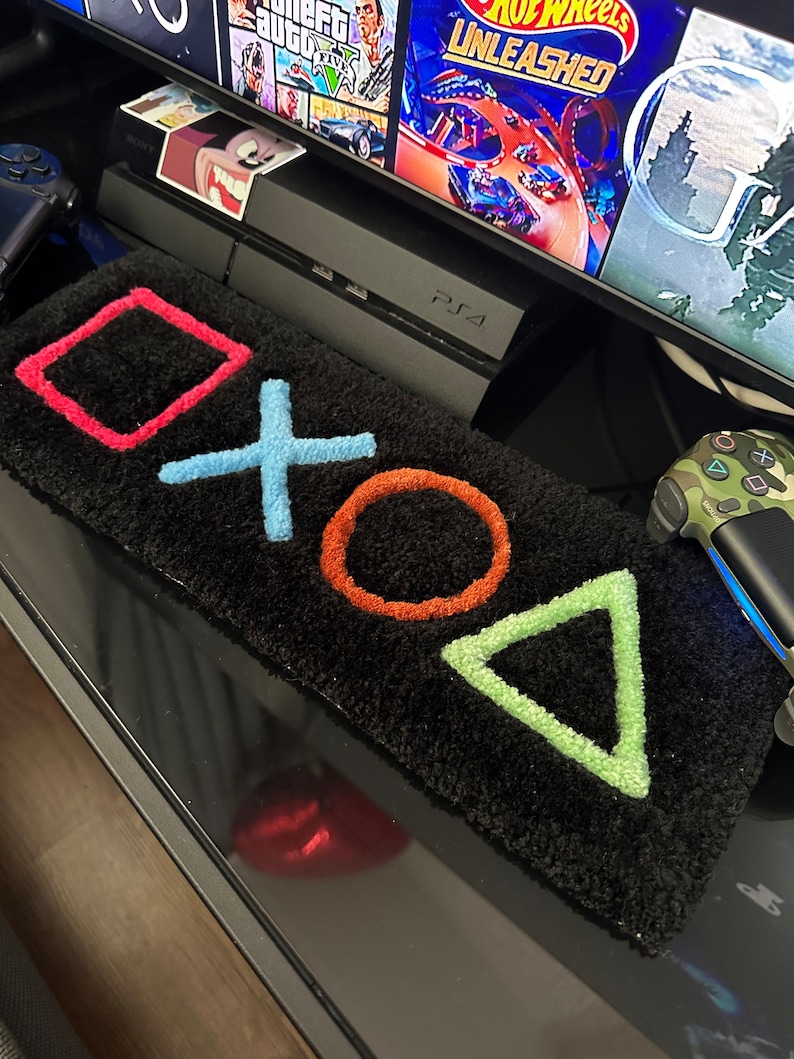Playstation / Ps Gamepad / Gamepad / Keyboard Pad / Handmade / Tufted ...