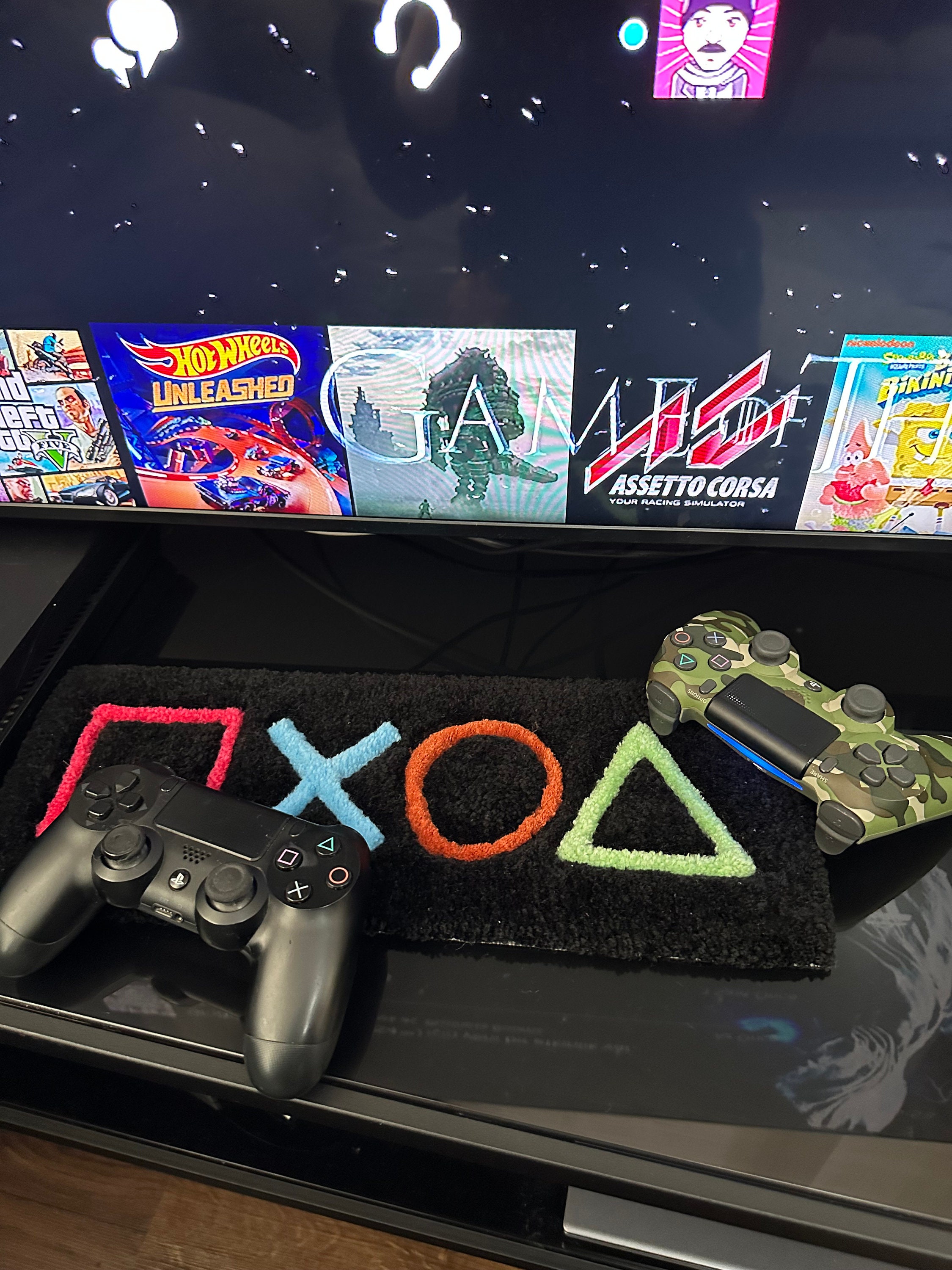 Playstation / Ps Gamepad / Gamepad / Keyboard Pad / Handmade / Tufted ...