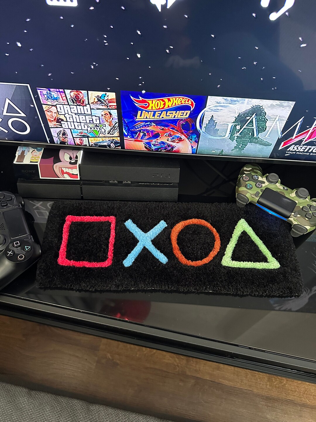 Playstation / Ps Gamepad / Gamepad / Keyboard Pad / Handmade / Tufted ...