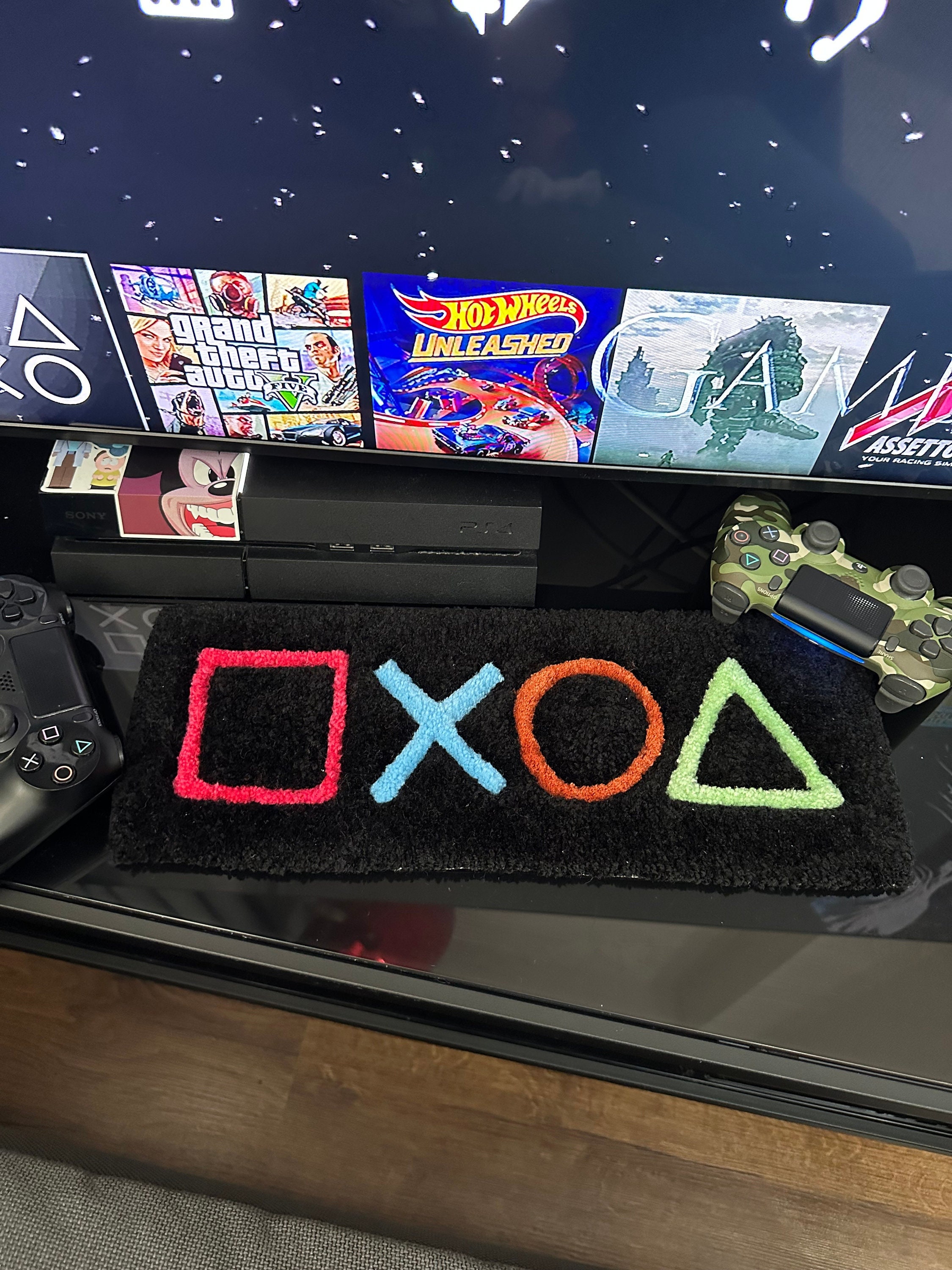 Playstation / Ps Gamepad / Gamepad / Keyboard Pad / Handmade / Tufted ...