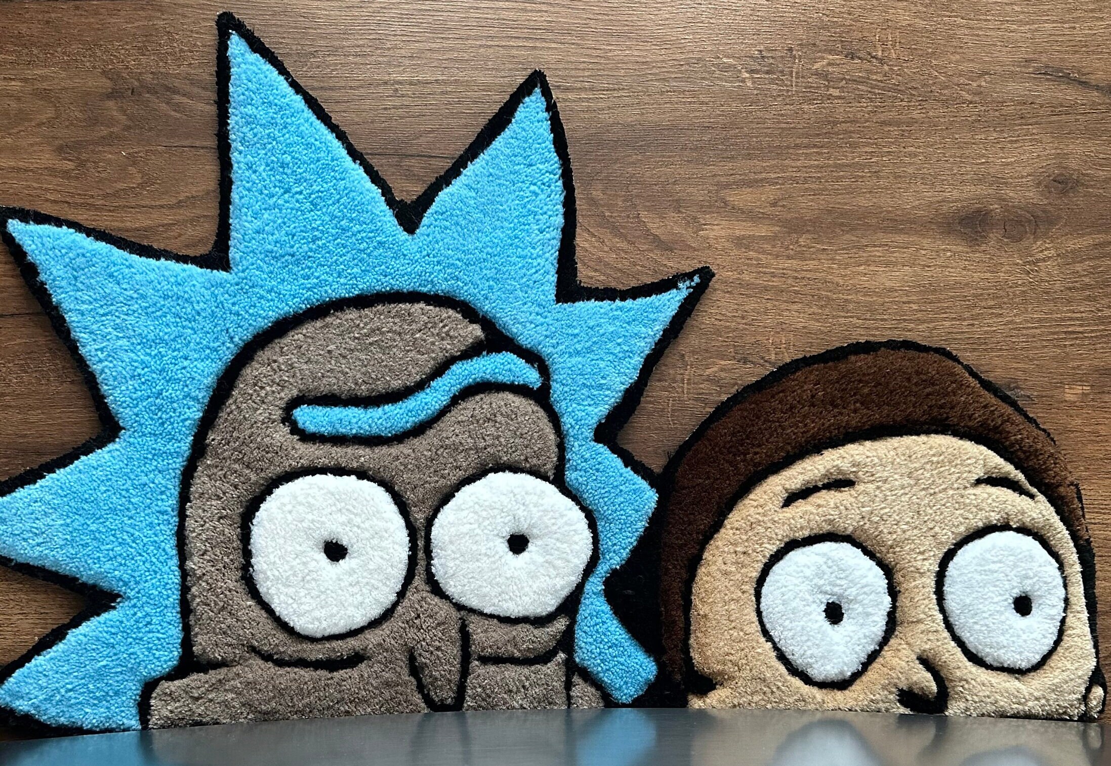 Rick & Morty / Rick and Morty / Rick and Mort Svg / Tufted Rug ...