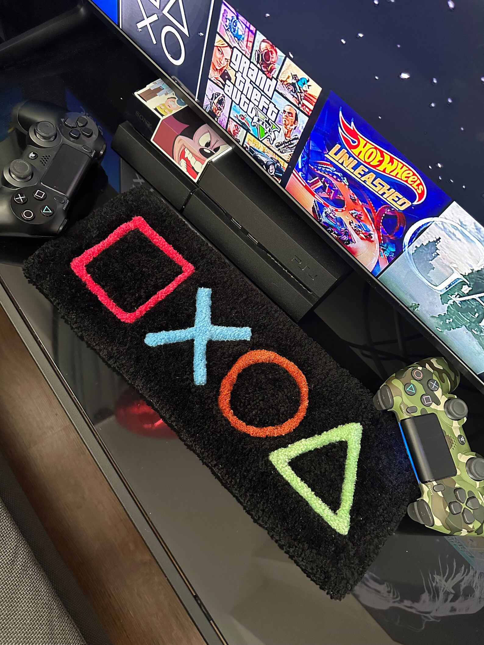 Playstation / Ps Gamepad / Gamepad / Keyboard Pad / Handmade / Tufted ...