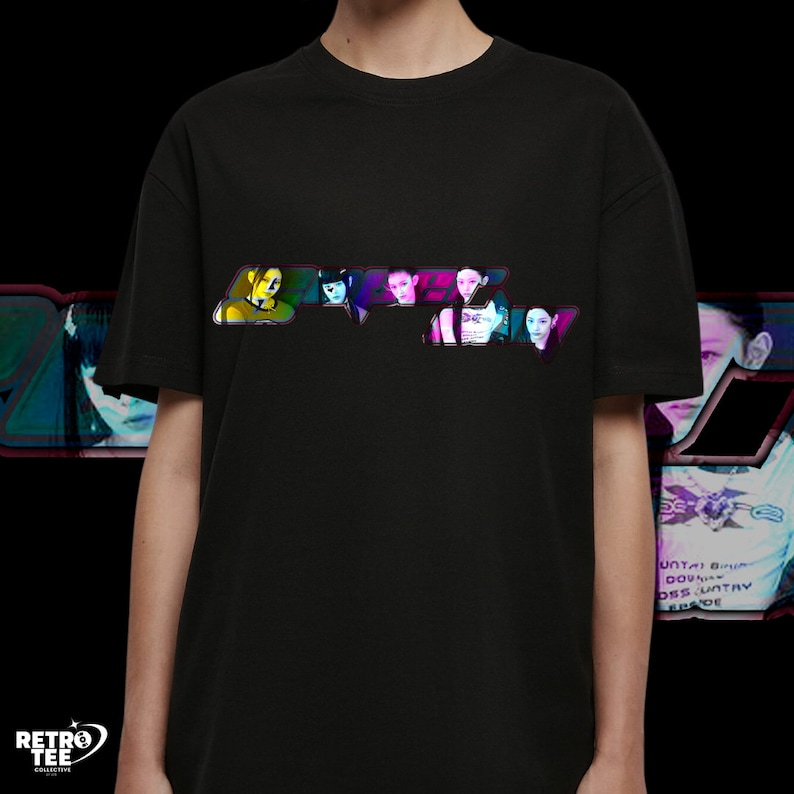 K-pop T-shirt New Jeans SUPER SHY 90s Inspired Haerin Danielle Hanni ...