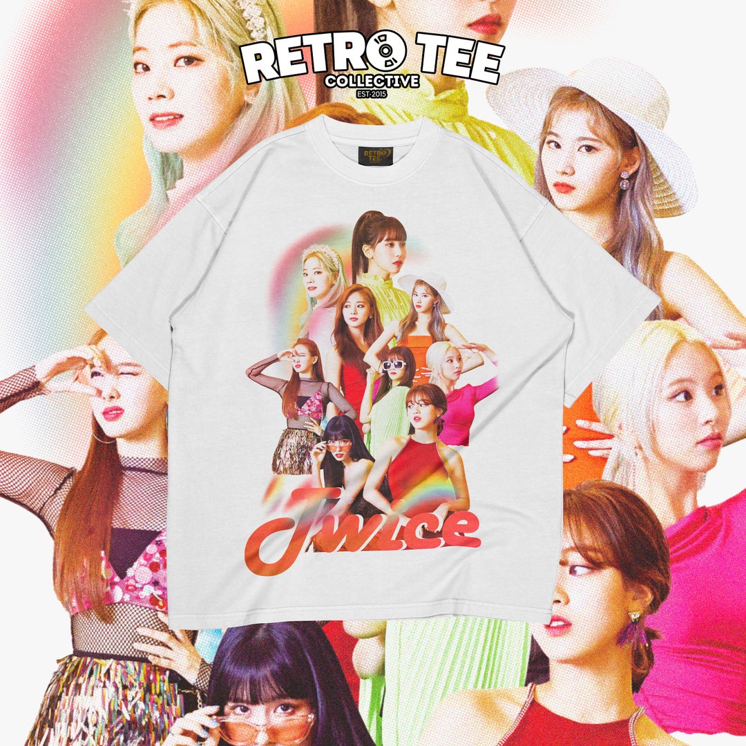 K-pop T-shirt Nayeon, Jeongyeon, Momo, Sana, Jihyo, Mina, Dahyun ...