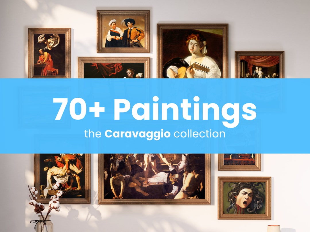 Caravaggio - the 70+ Paintings Collection - Mega Bundle - Digital Print ...