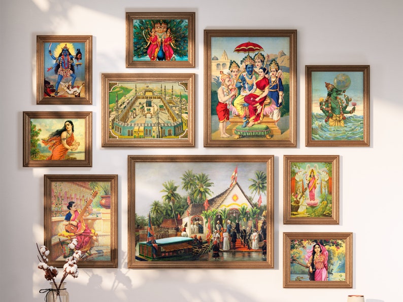 Raja Ravi Varma - the 60+ Paintings Collection - Mega Bundle - Digital ...