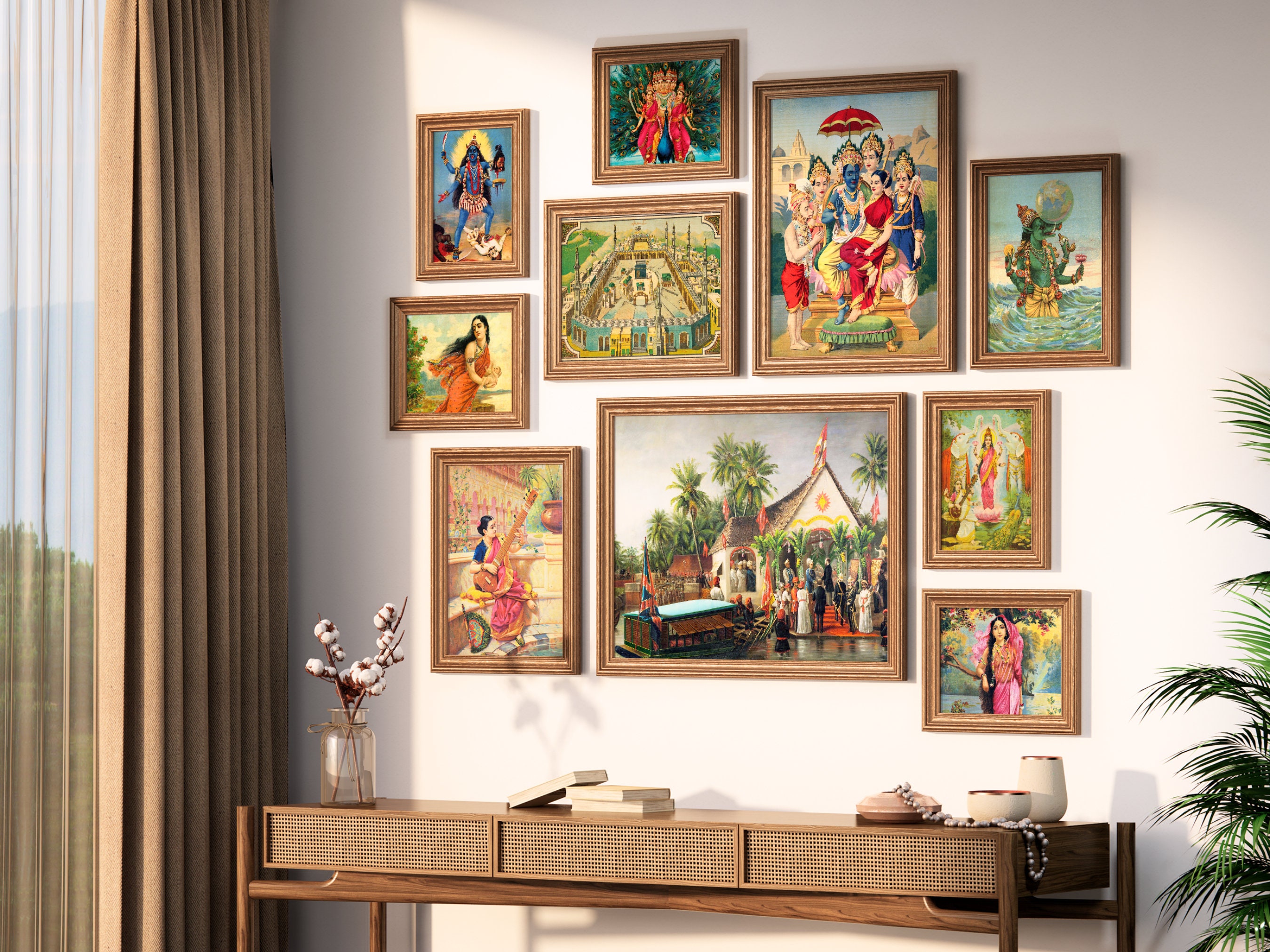 Raja Ravi Varma - the 60+ Paintings Collection - Mega Bundle - Digital ...