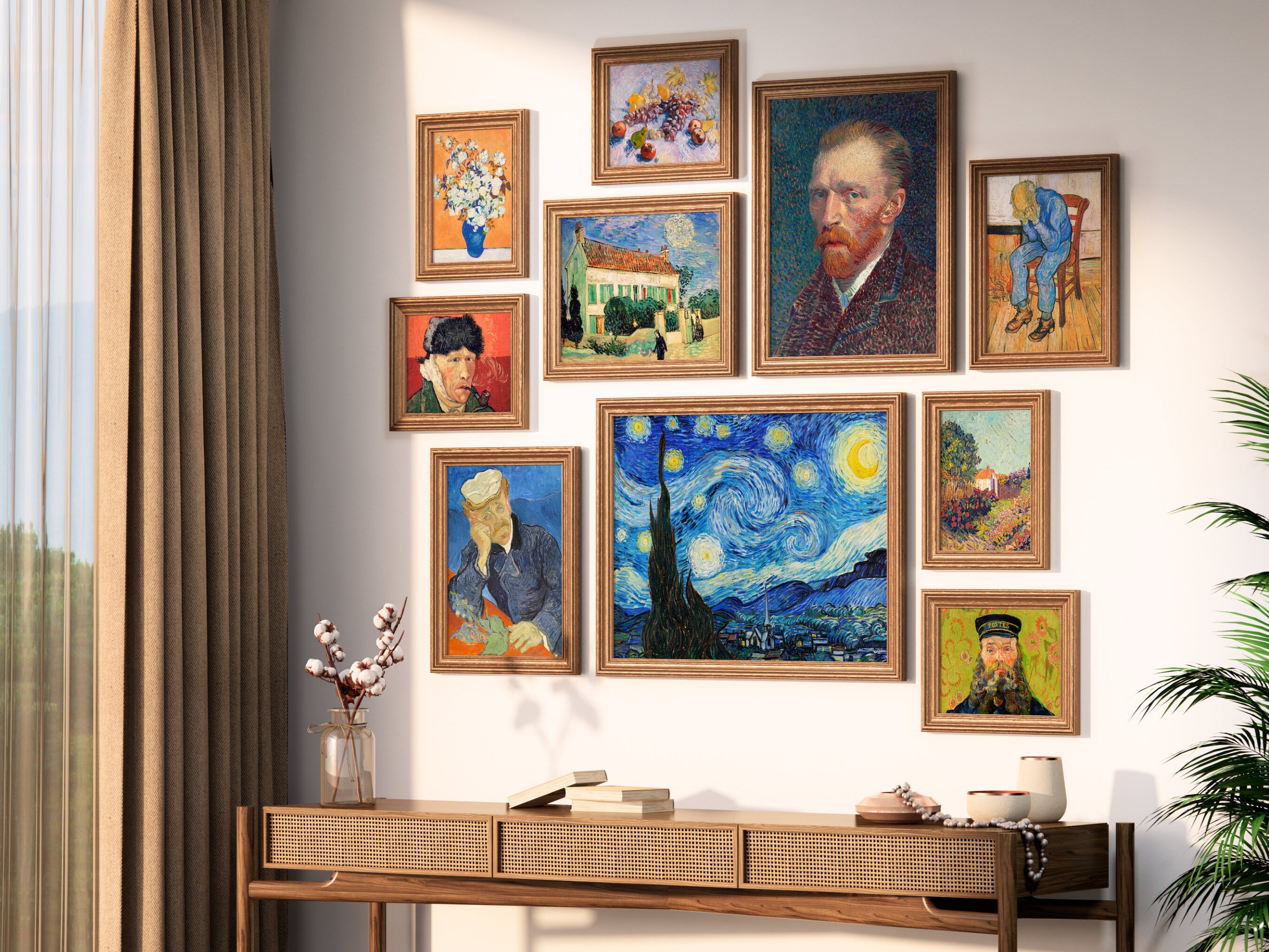 Van Gogh the 225 Paintings Collection Mega Bundle Digital Print Vintage ...
