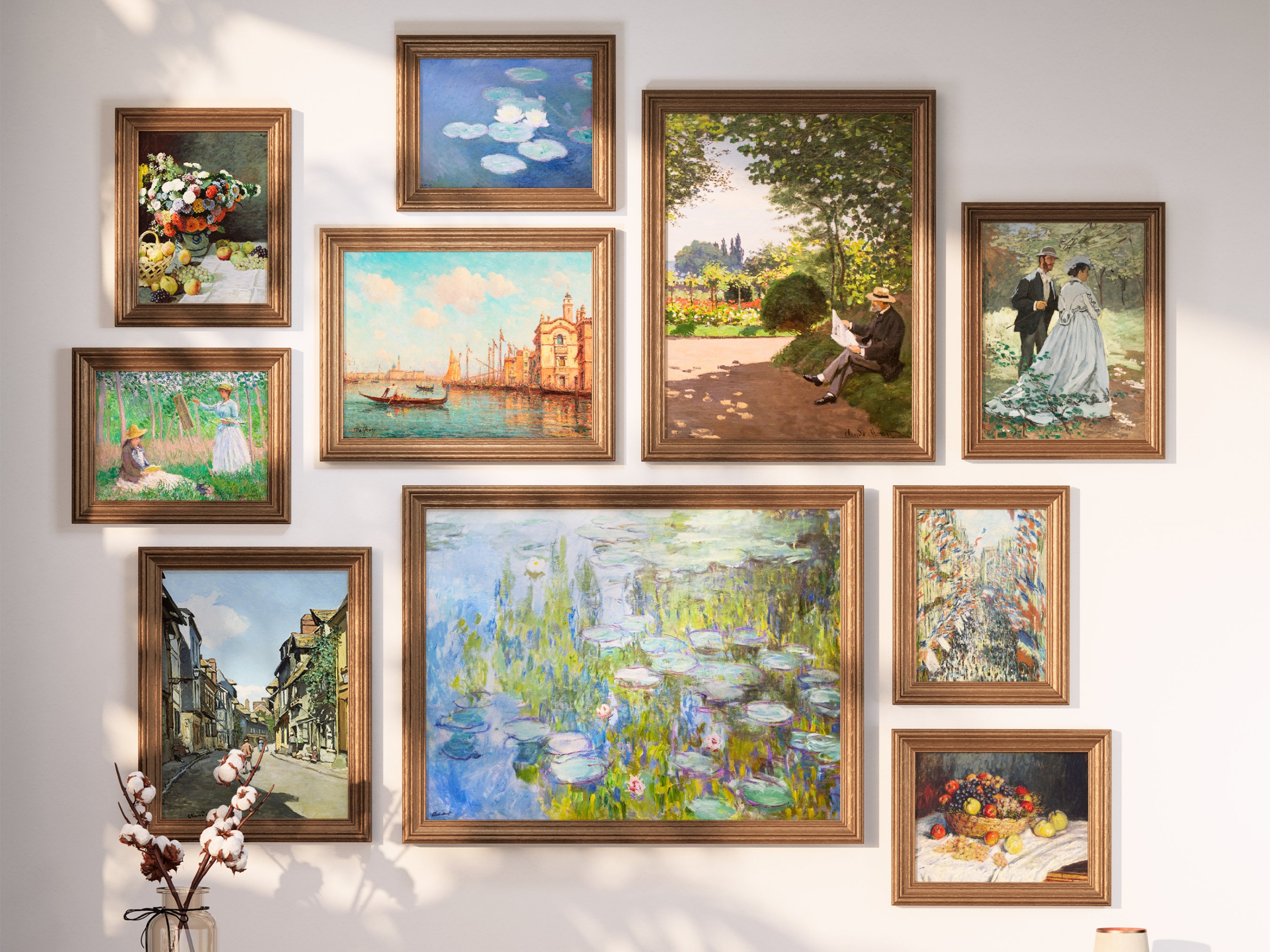 Claude Monet - the 355+ Paintings Collection - Mega Bundle - Vintage ...