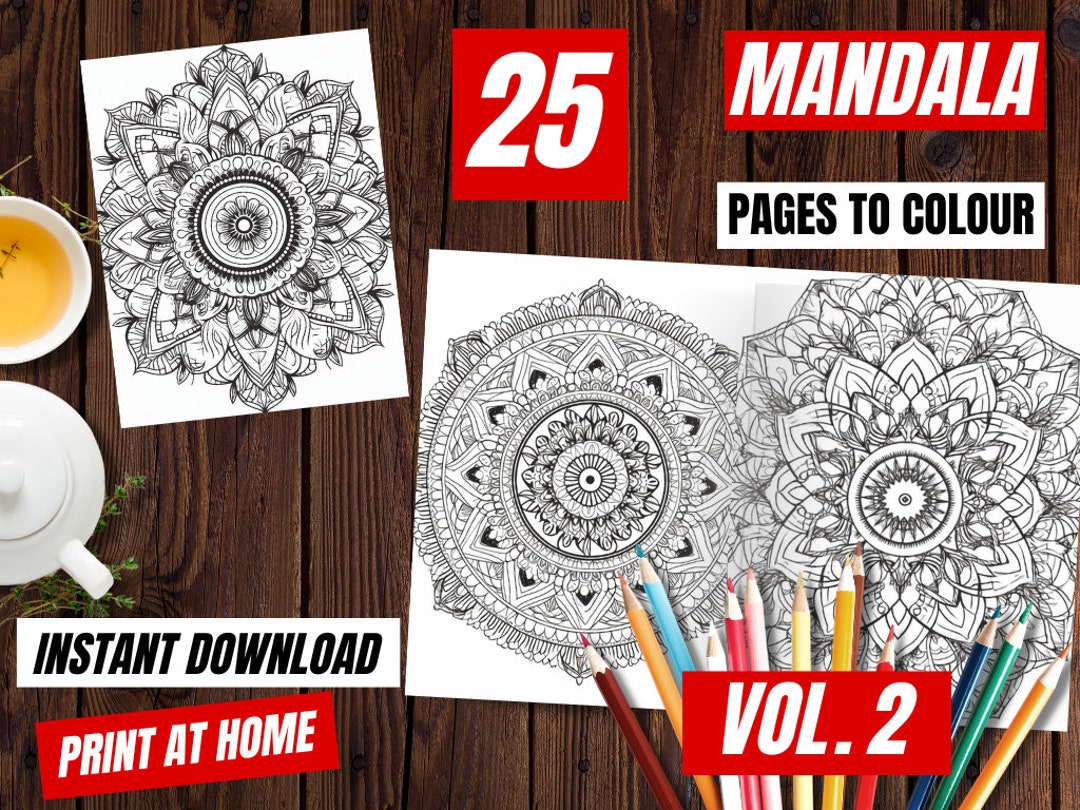 Mandala Coloring Pages Adult Coloring Pages Coloring Pages Printable ...