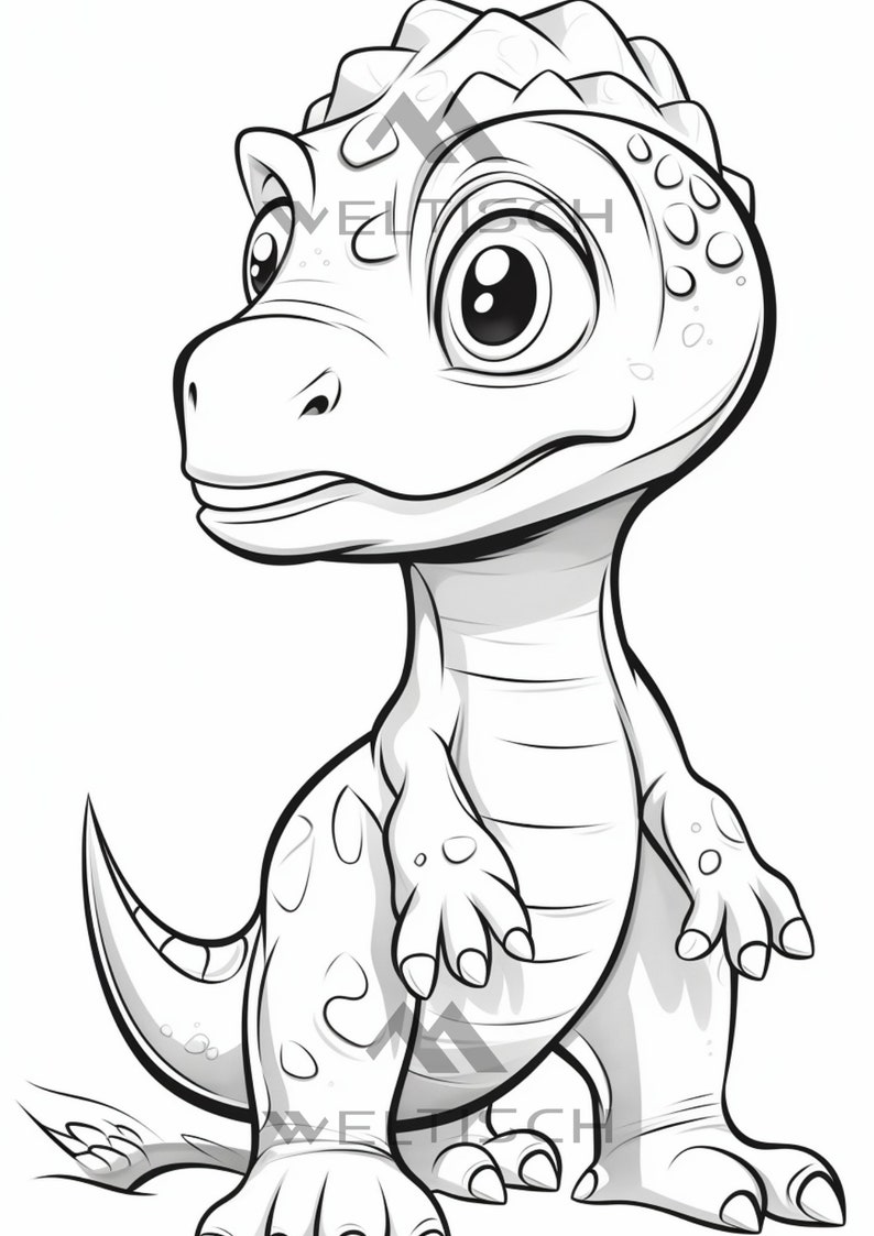 Dinosaur Coloring Pages Dinosaur Svg Dinosaur Birthday Coloring Pages ...