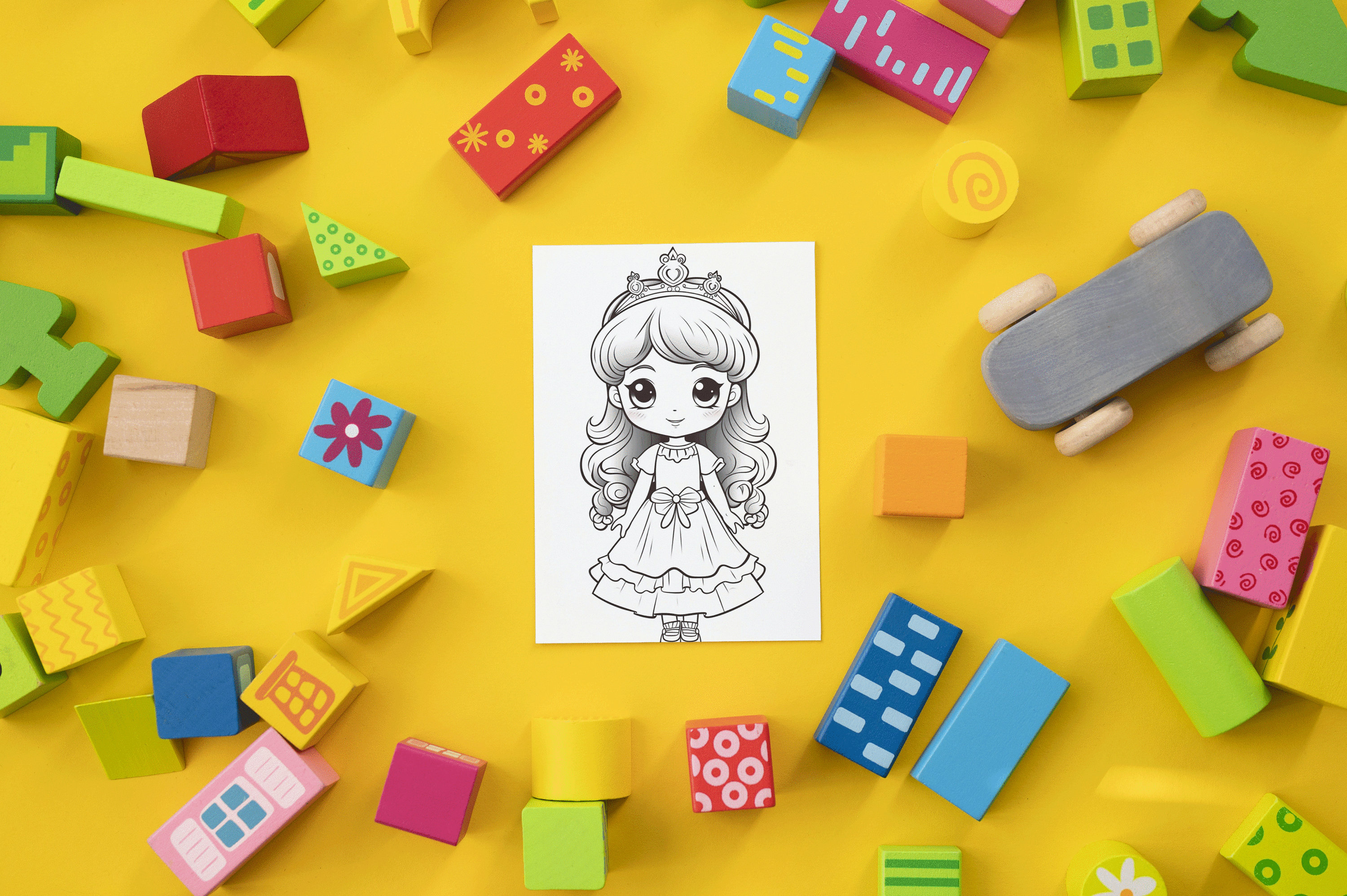 Princess Coloring Pages Princess Birthday Coloring Pages - Etsy