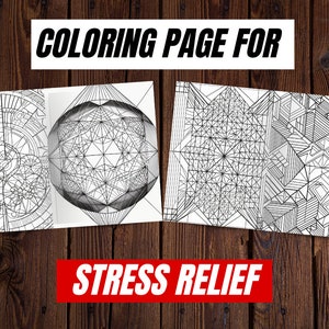 Geometric Coloring Pages | Adult Coloring Pages | Coloring Page ...