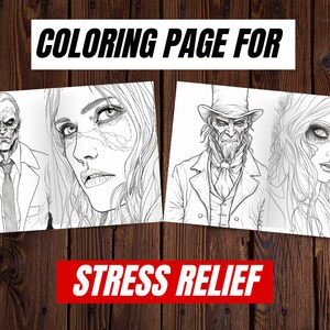 Horror Coloring Pages | Horror Png| Coloring Pages Printable | Coloring ...