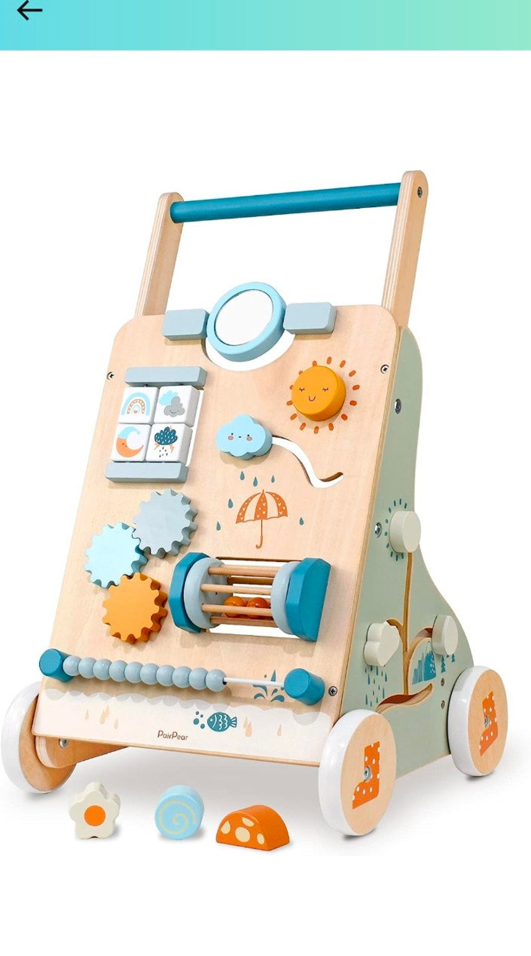 Handmade, Wooden Baby Push Walker - Etsy