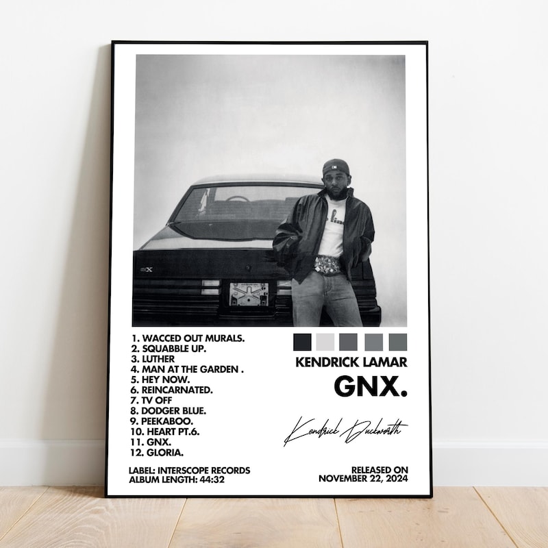 Kendrick Lamar Gnx Poster - Etsy