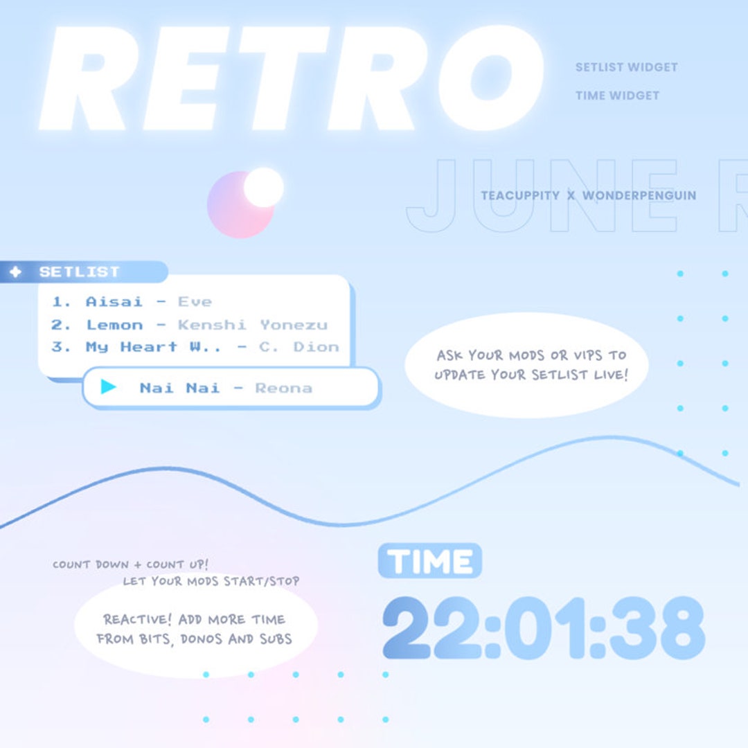 RETRO Time Widget | Old-school Minimal | Timer to Count up or Down ...