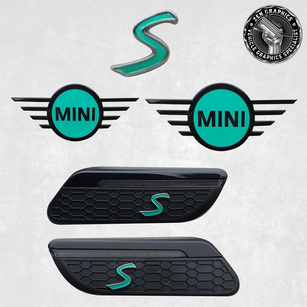 Badge Overlays to Fit Mini Lci2 F55 / F56 / F57 Cooper S / JCW Trim ...
