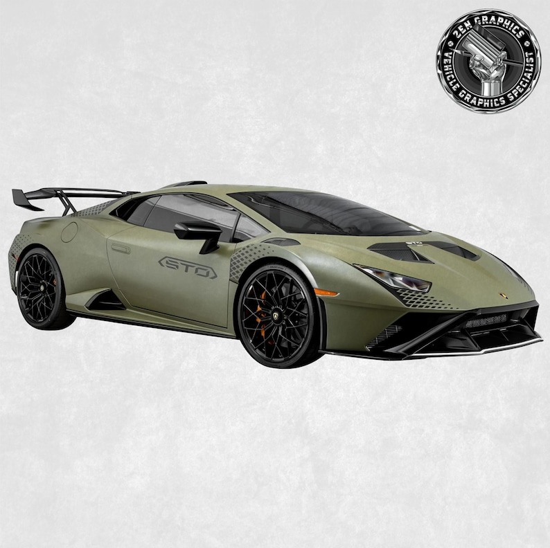 STO Graphics Pack Kit to Fit Lamborghini Huracan STO Decals Stickers ...