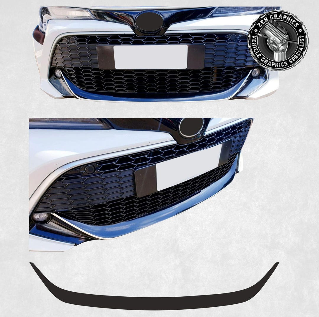 Front Lower Bumper Accent Stripe for Corolla E210 MK12 Parts Hexis ...