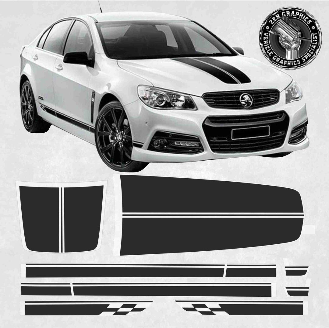 Side, Bonnet & Boot Stripes for VXR8 - Holden VF / VF1 / SS / SSV 2013 ...