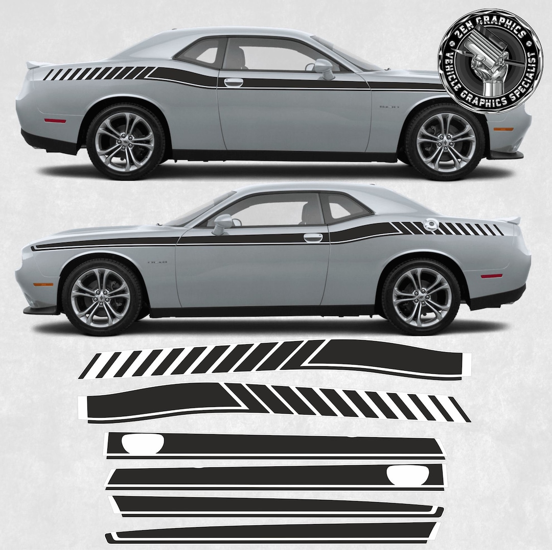 Graphics Pack Kit to Fit Dodge Challenger 2015-2018 Decals Stickers ...