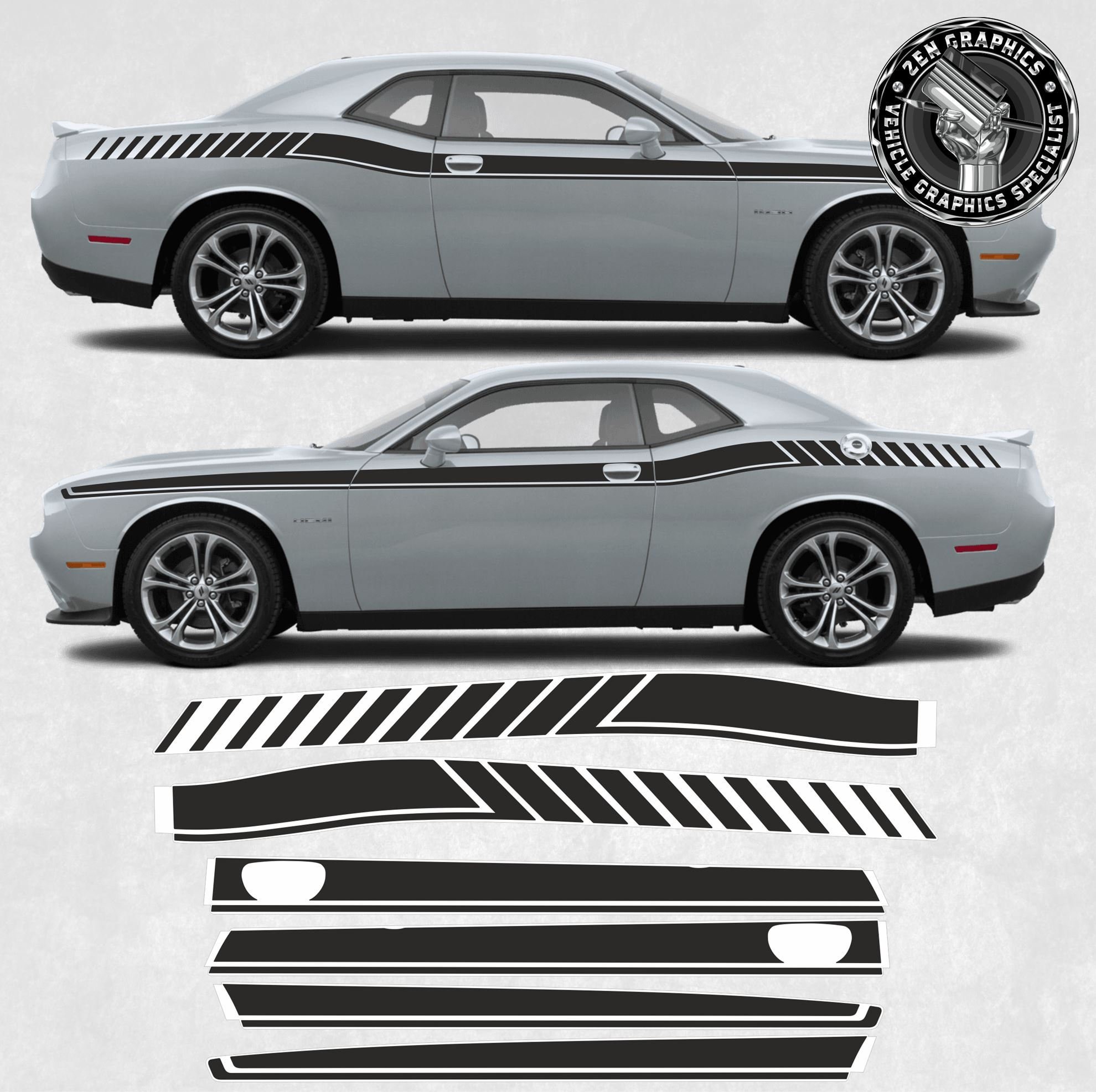 Graphics Pack Kit to Fit Dodge Challenger 2015-2018 Decals Stickers ...