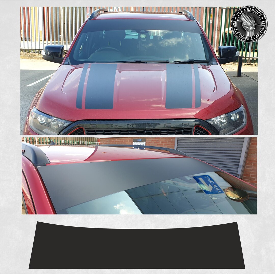 Sun Strip to Fit Ford Ranger Wildtrak Graphics Stickers Foils ...