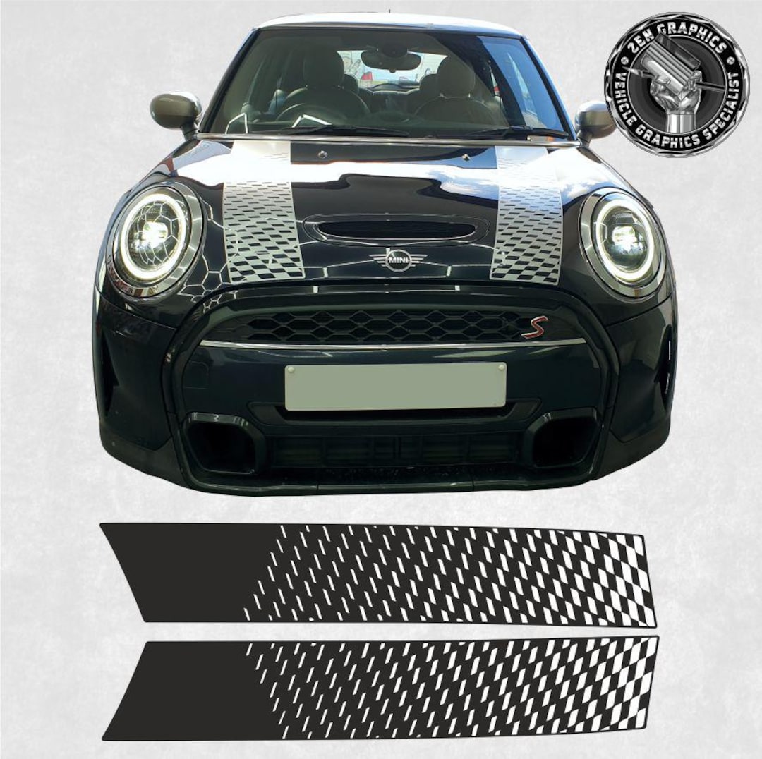 Bonnet Stripes for Mini Cooper F55 F56 Cooper S JCW Sport Stickers ...