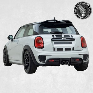 Bonnet and Boot Stripes Kit to Fit Mini F55 / F56 John Cooper Works ...