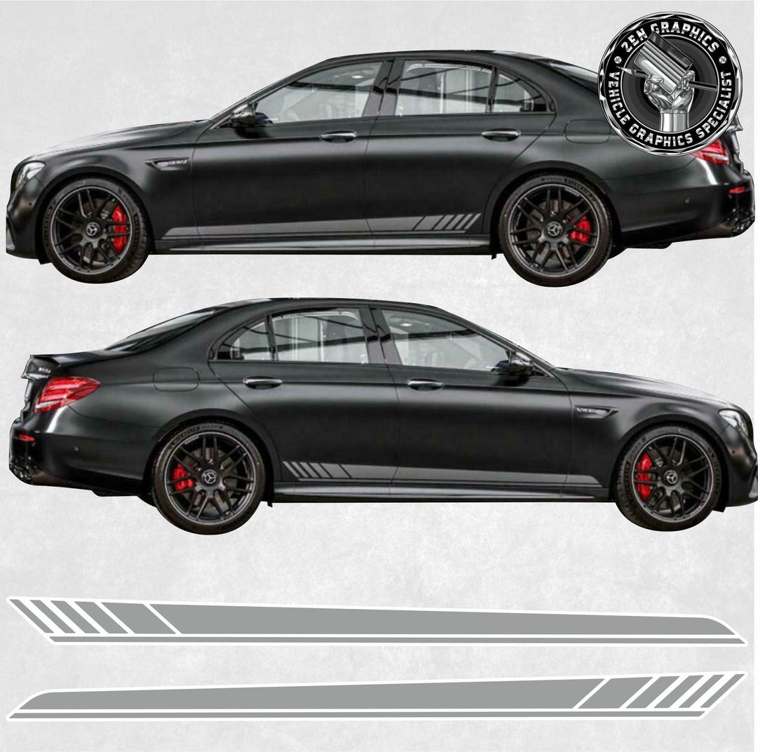 Side Stripes to Fit Mercedes E63 S W213 AMG Graphic Stickers Decorative ...