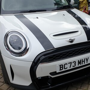 Bonnet Stripes Kit to Fit Mini F55 / F56 LCI 2 2022 - 2024 Cooper S JCW ...