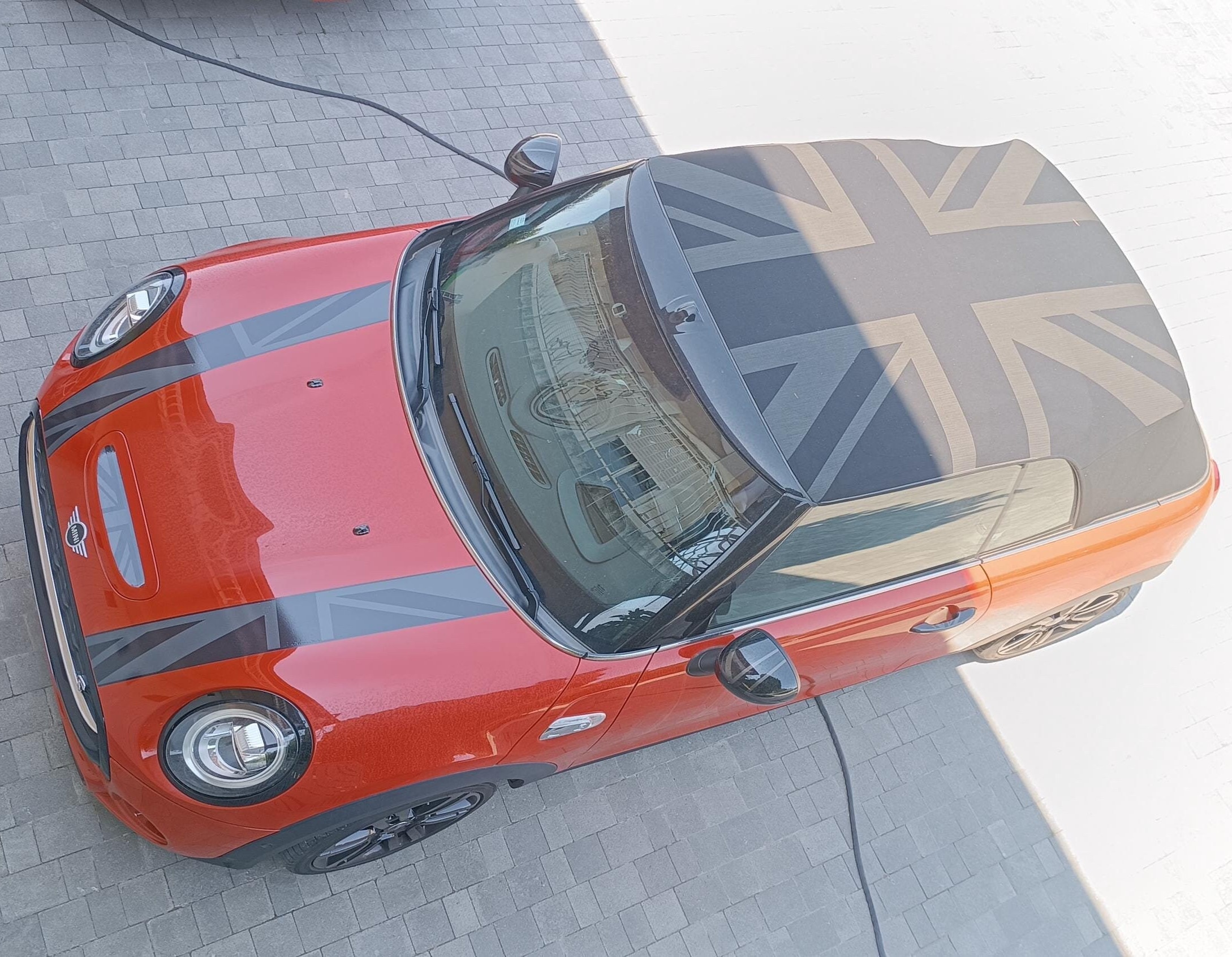Union Jack Bonnet Stripes to Fit Mini Lci2 F55 5 Door / F56 3 Door ...