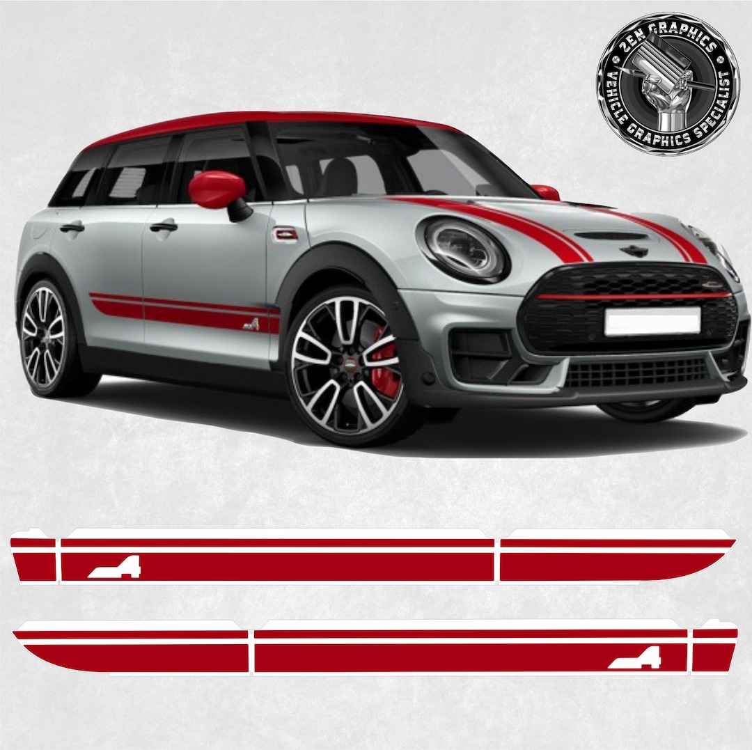 Side Stripes to Fit Mini F54 Clubman John Cooper Works JCW All4 ...