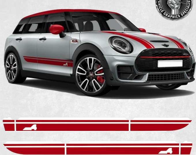 Side Stripes to Fit Mini F54 Clubman John Cooper Works JCW All4 ...