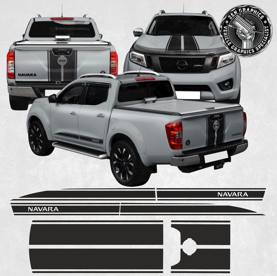 Side & Over the Top Decals Kit to Fit Nissan Navara N-guard 2016 18 ...