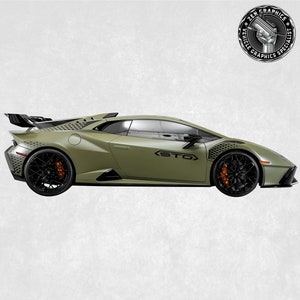 STO Graphics Pack Kit to Fit Lamborghini Huracan STO Decals Stickers ...