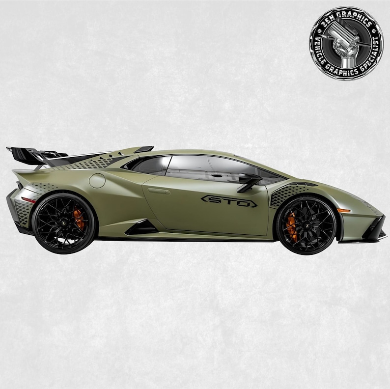 STO Graphics Pack Kit to Fit Lamborghini Huracan STO Decals Stickers ...