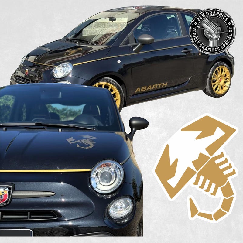 Abarth Decal Bonnet - Etsy UK
